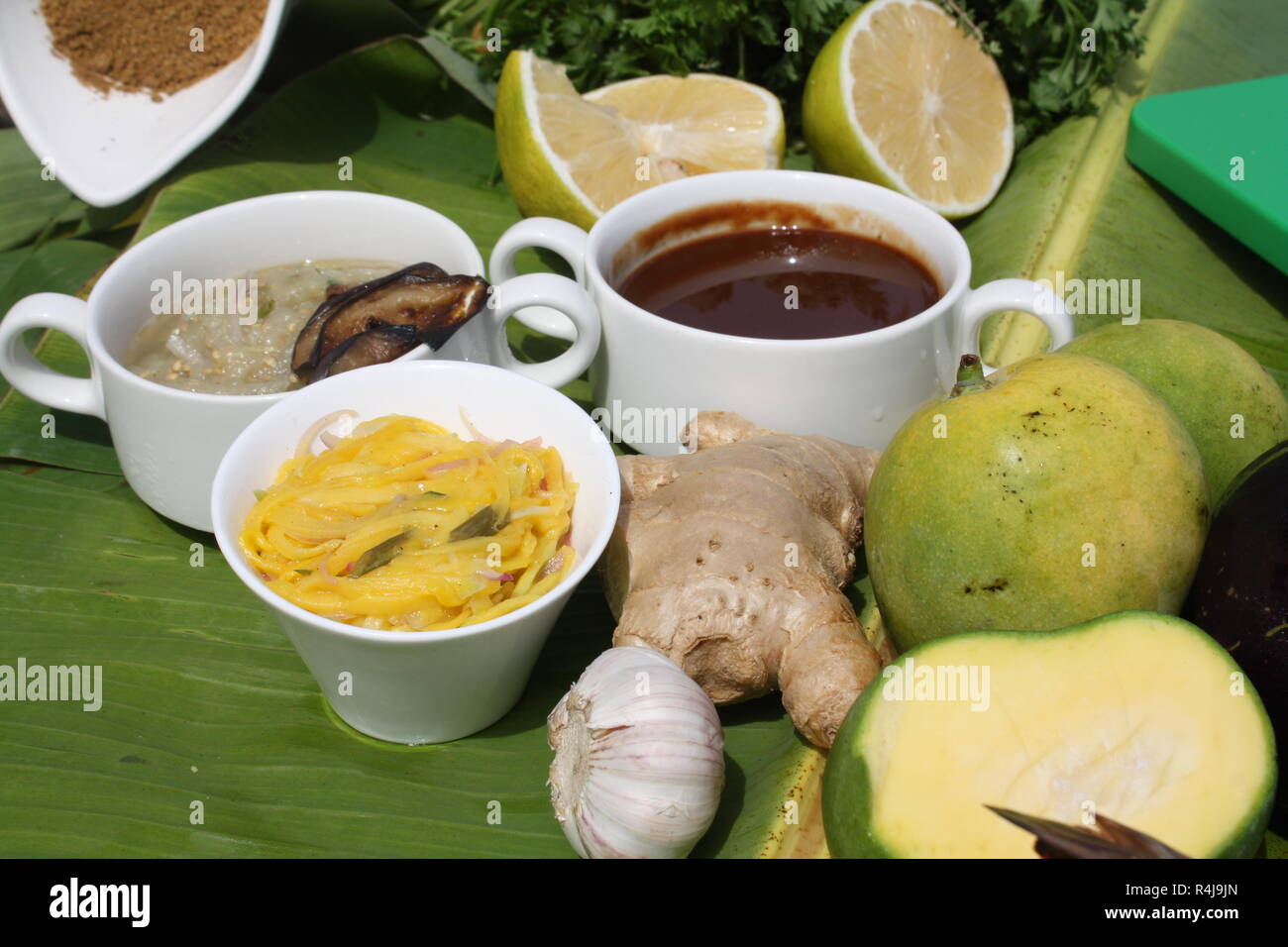 The food cooked at restaurant Stock Photo - Alamy