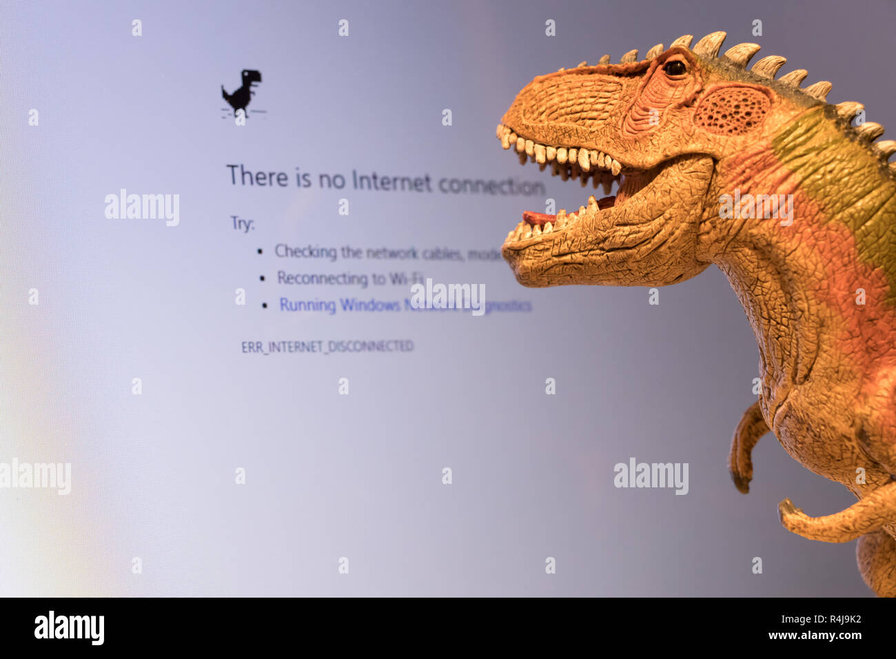 No Internet Connection Dinosaur
