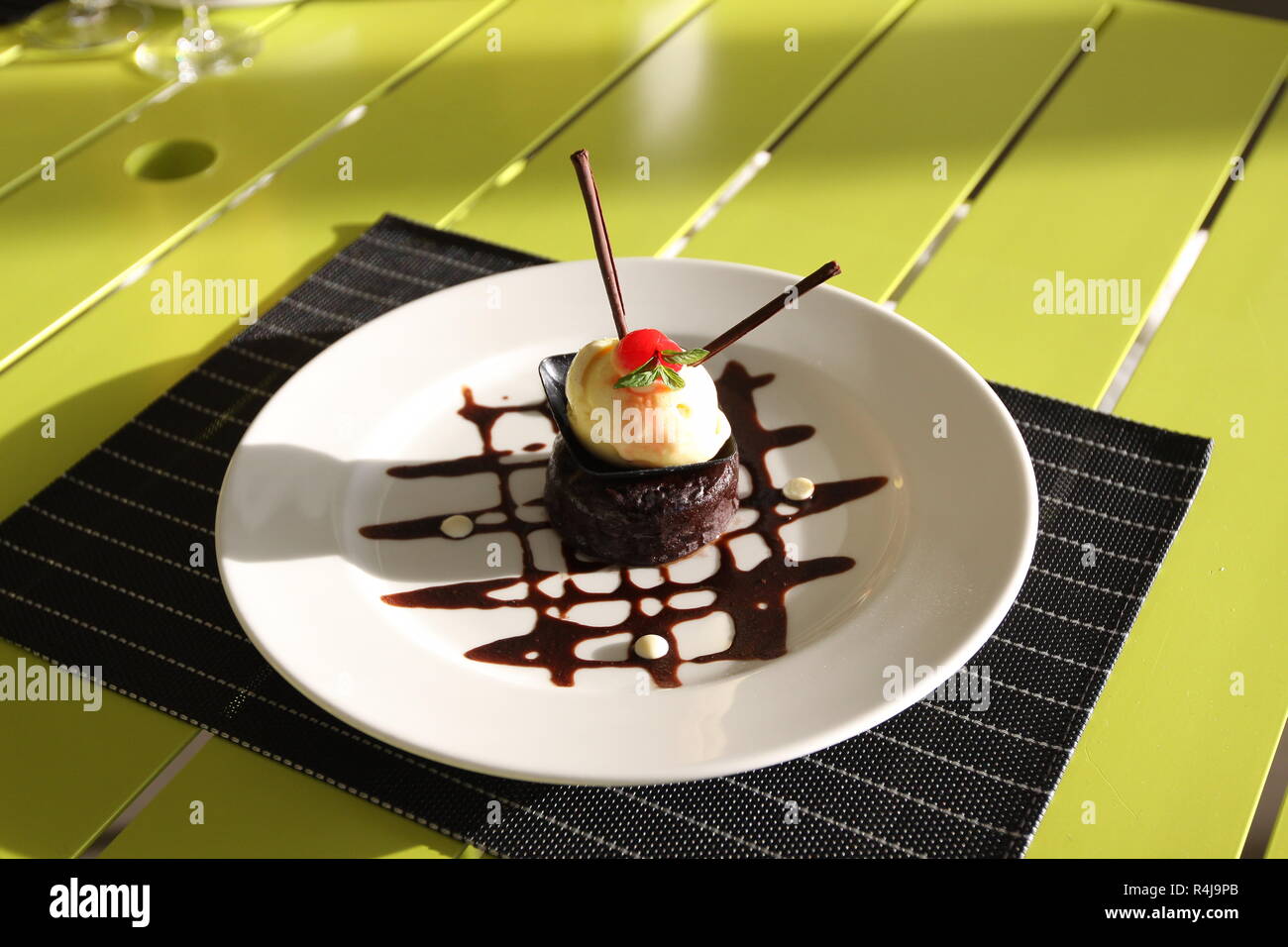 Restaurant menu. Dishes which give at restaurants. Salads, second ...
