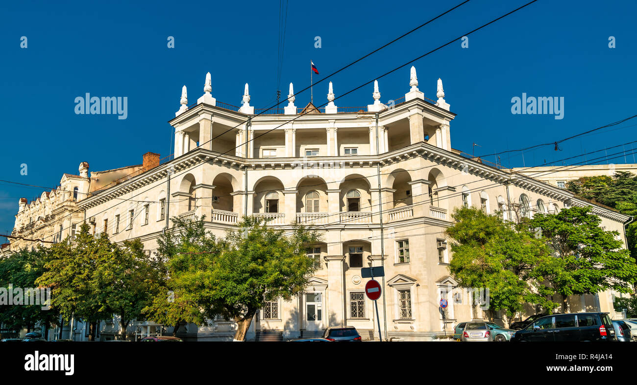 Historic building in the city centre of Sevastopol Stock Photo - Alamy