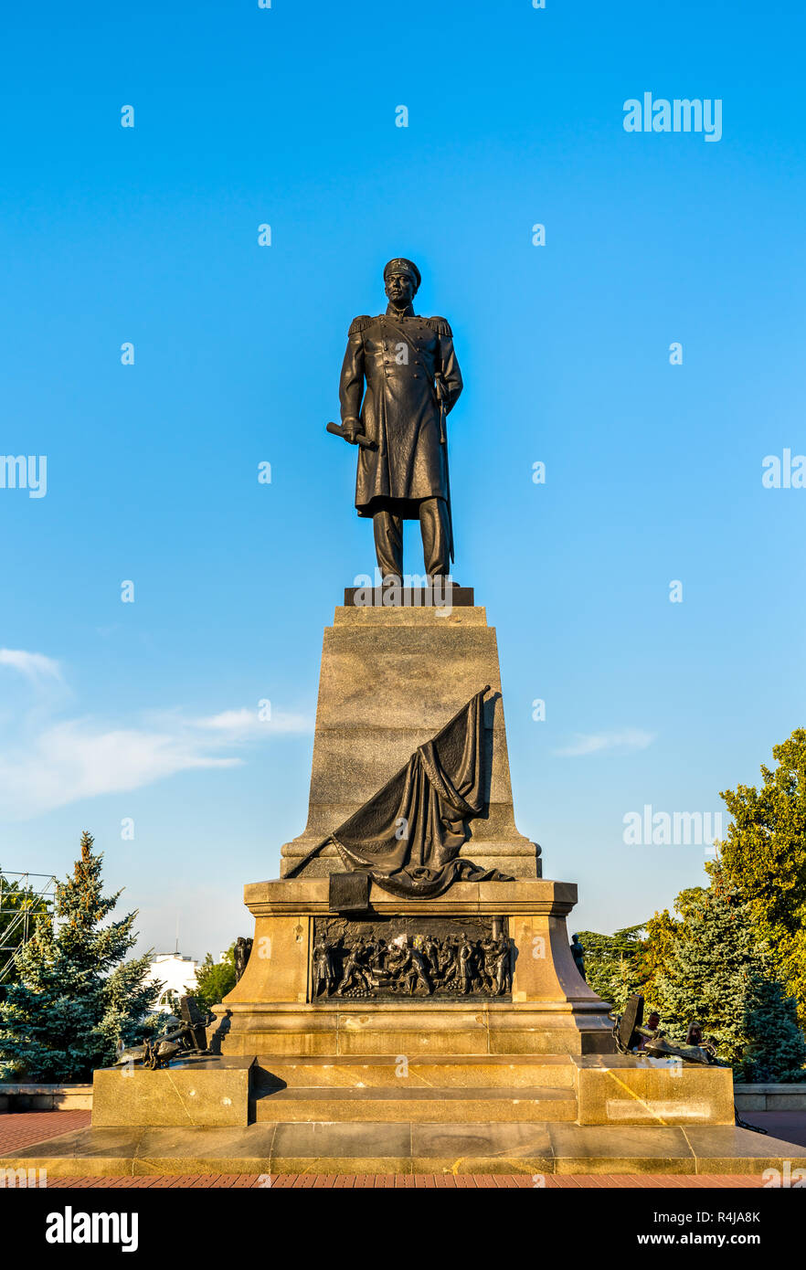 Admiral Nakhimov monument in Sevastopol Stock Photo - Alamy