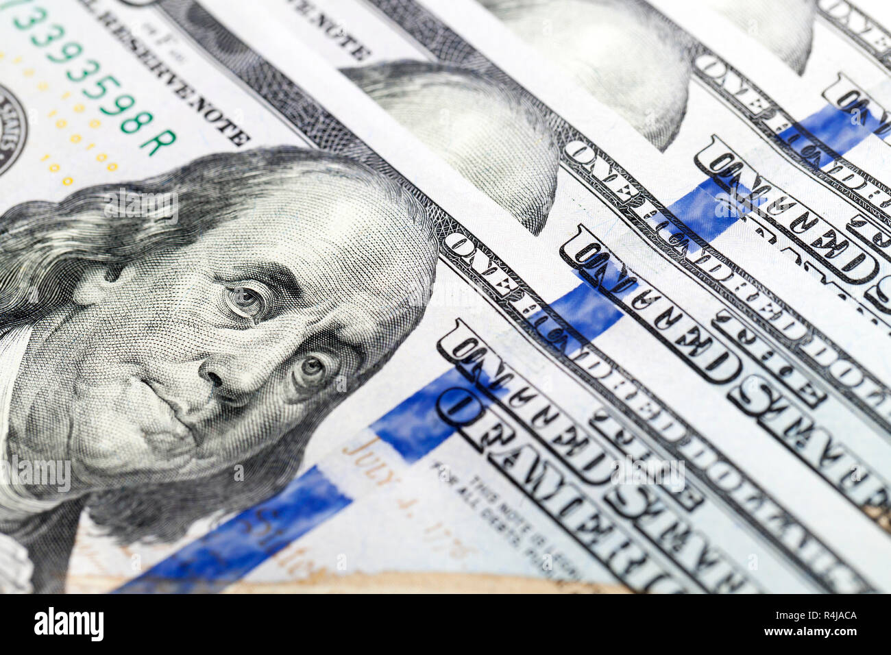American dollars, close-up Stock Photo - Alamy