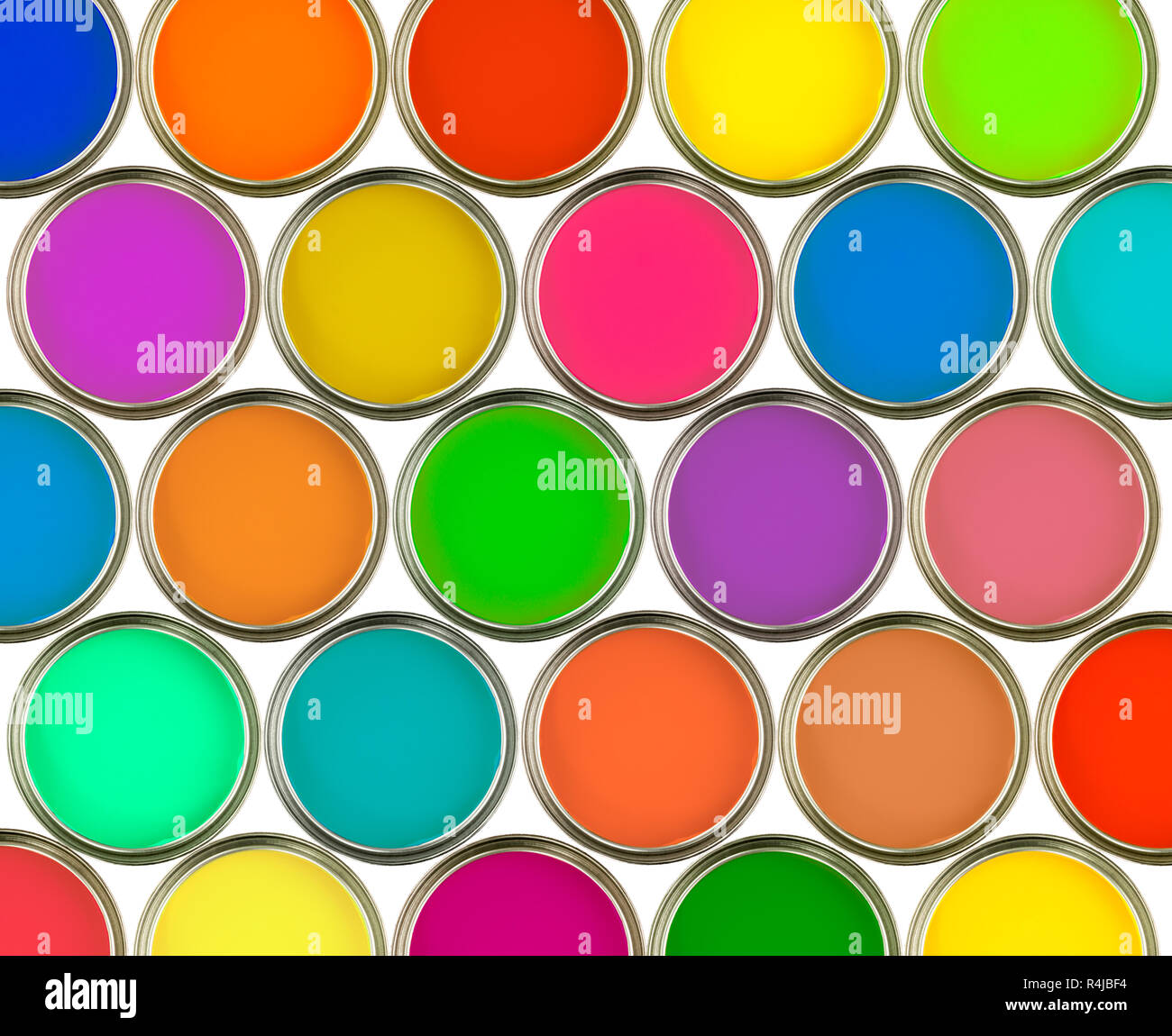 colour full cans Stock Photo - Alamy