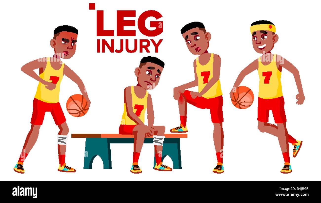 Hurt Ankle Stock Vector Images - Alamy