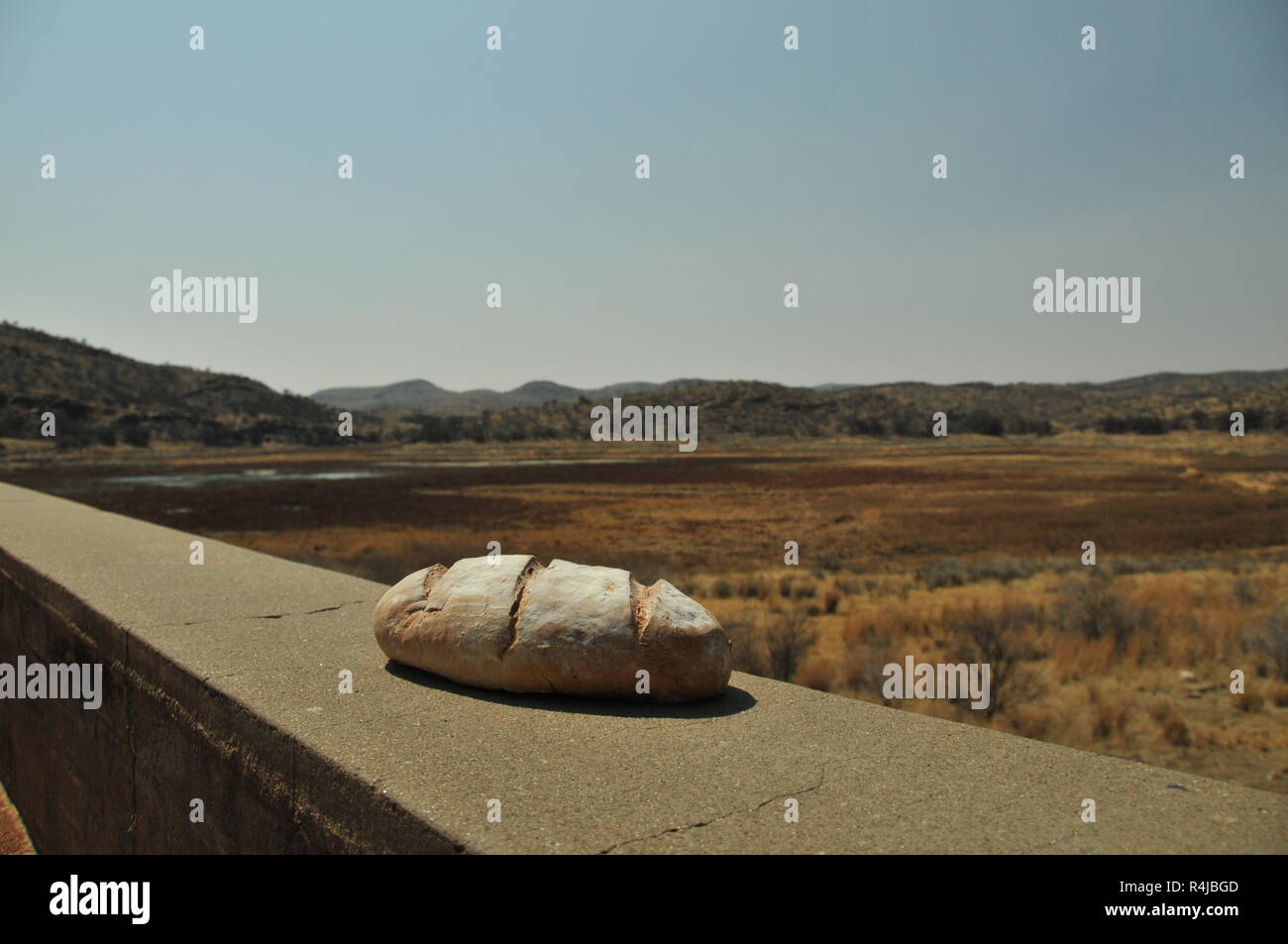 Bread on a dam in Avis dam Windhoek Namibia Africa Stock Photo - Alamy