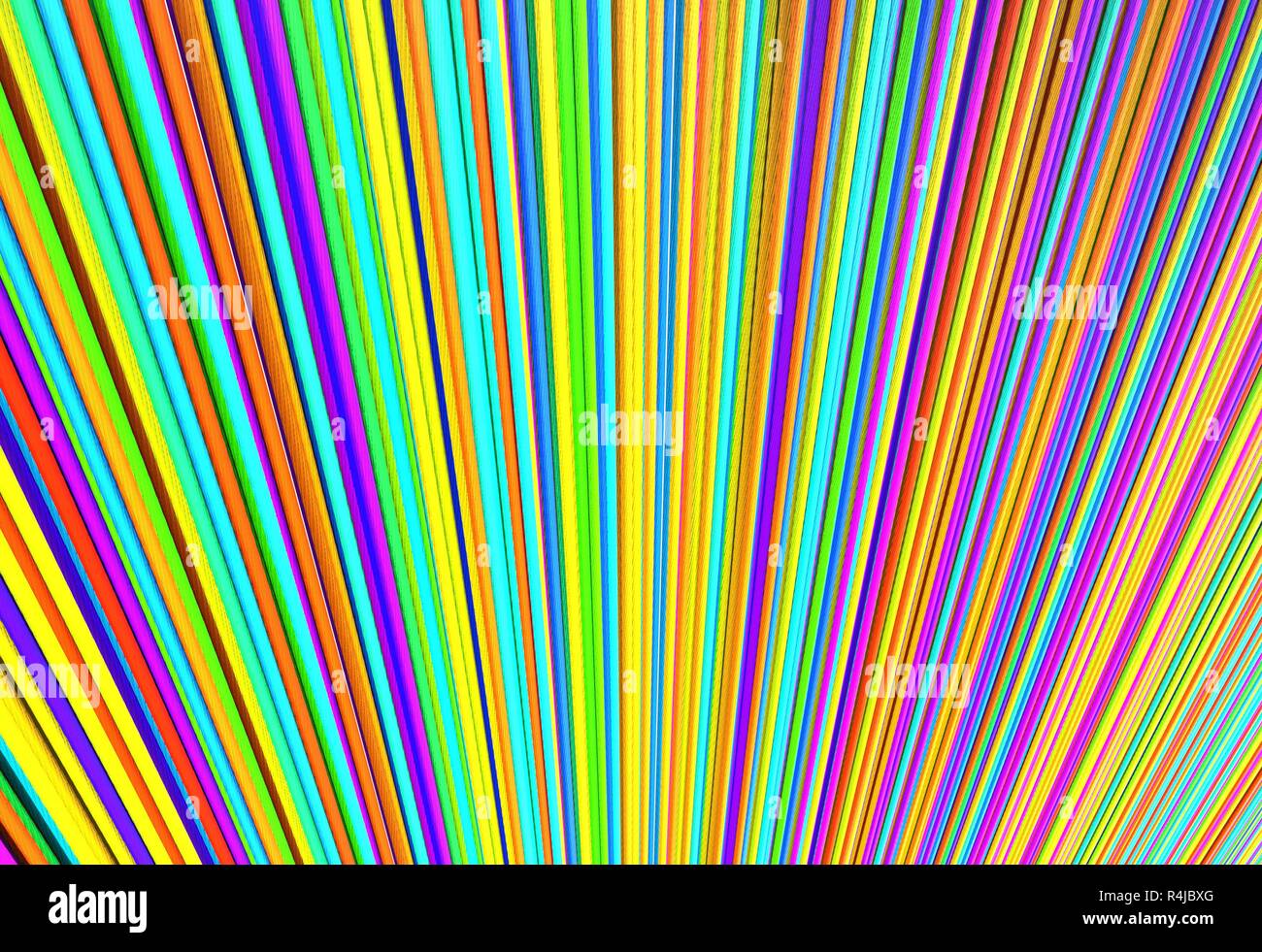 Colorful of line threads, 3d illustration Stock Photo - Alamy