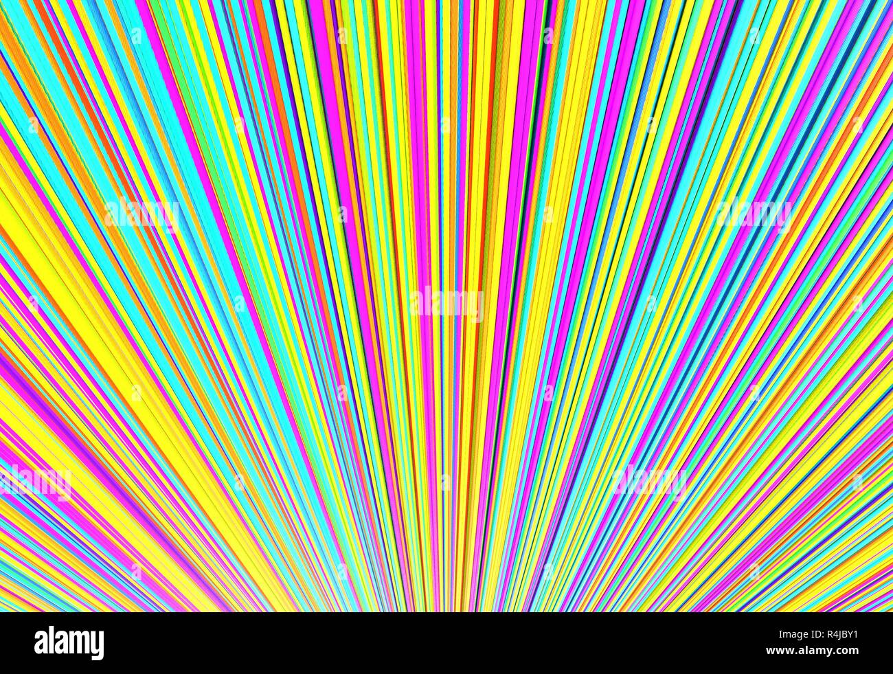 Colorful of line threads, 3d illustration Stock Photo - Alamy
