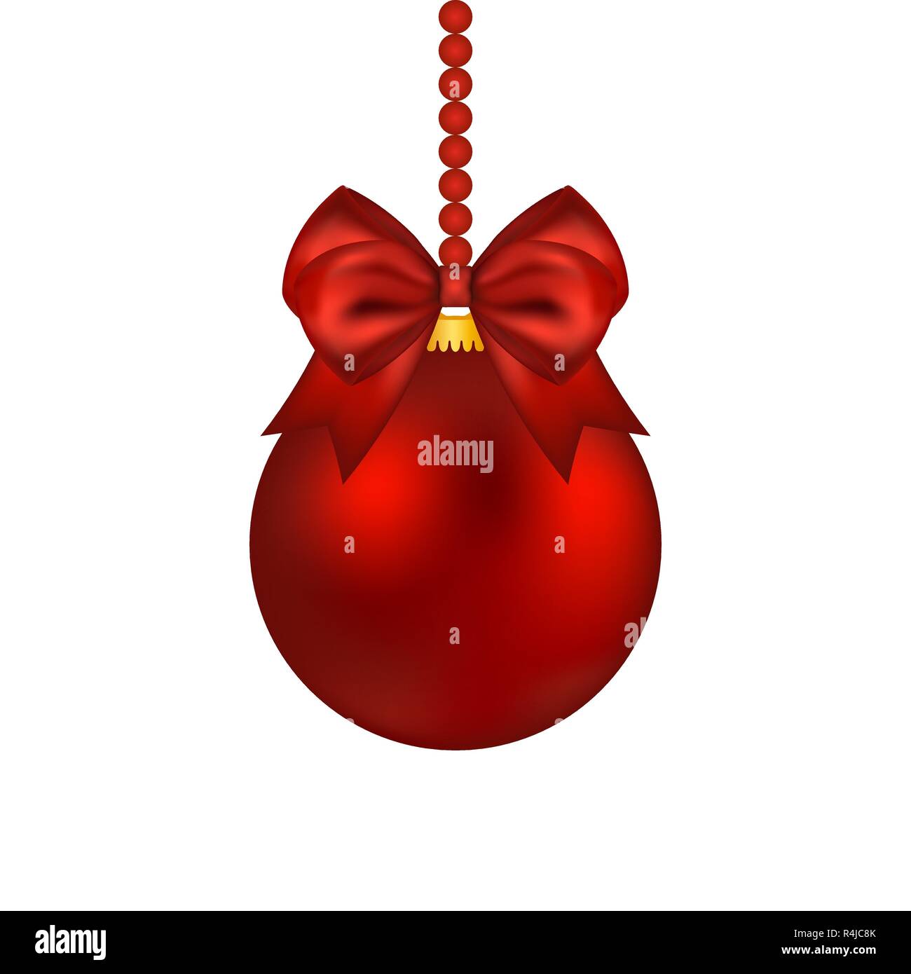 Festive ball bow on Stock Vector Images - Alamy