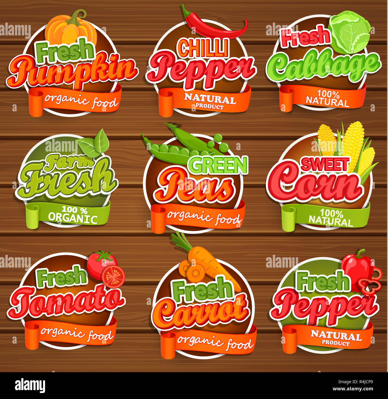 Vegetable labels hi-res stock photography and images - Alamy