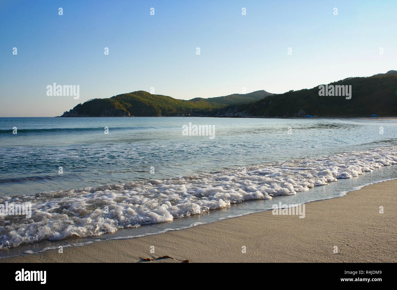 seascape overlooking the coastline of the sea of Japan Stock Photo - Alamy