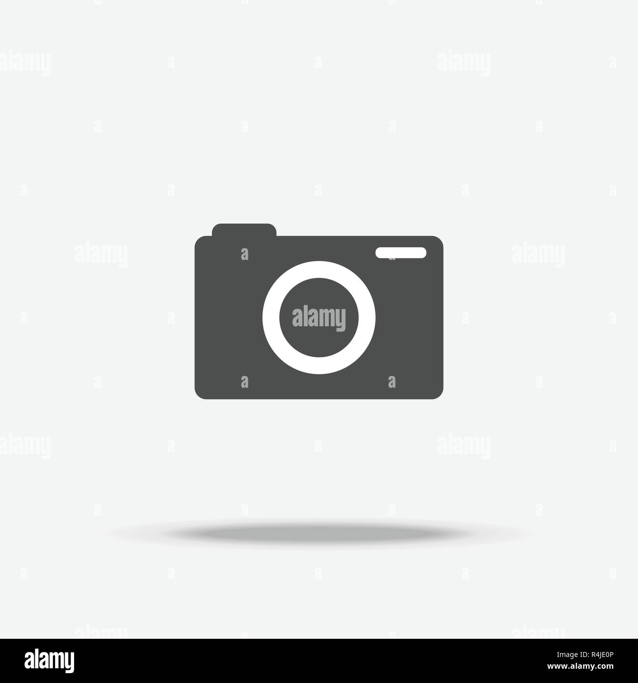 Camera icon vector flat Stock Vector Images - Alamy