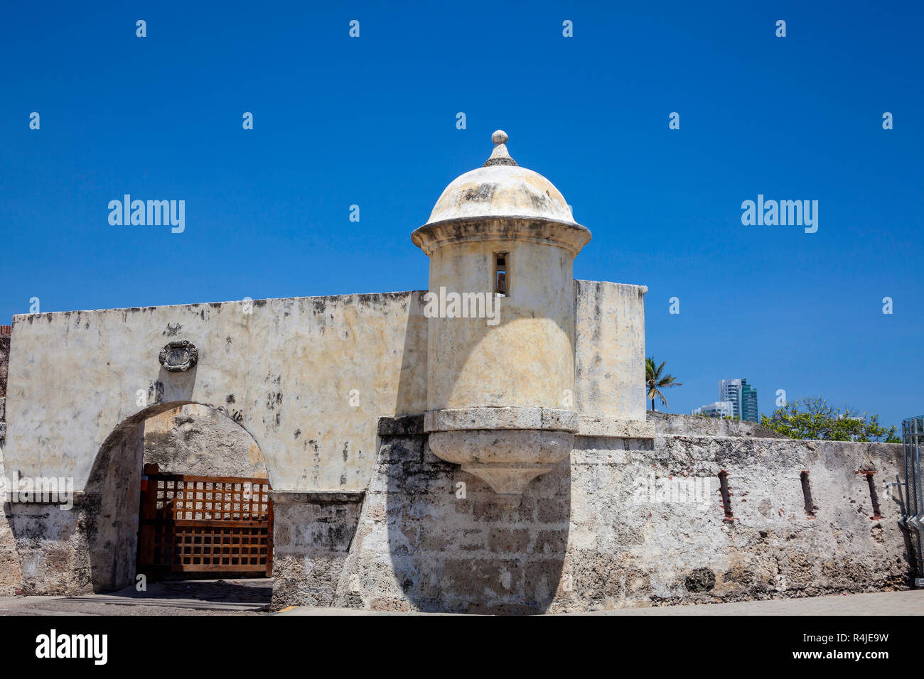 Entrance San Sebastian del Pastelillo Fort Stock Photo - Alamy