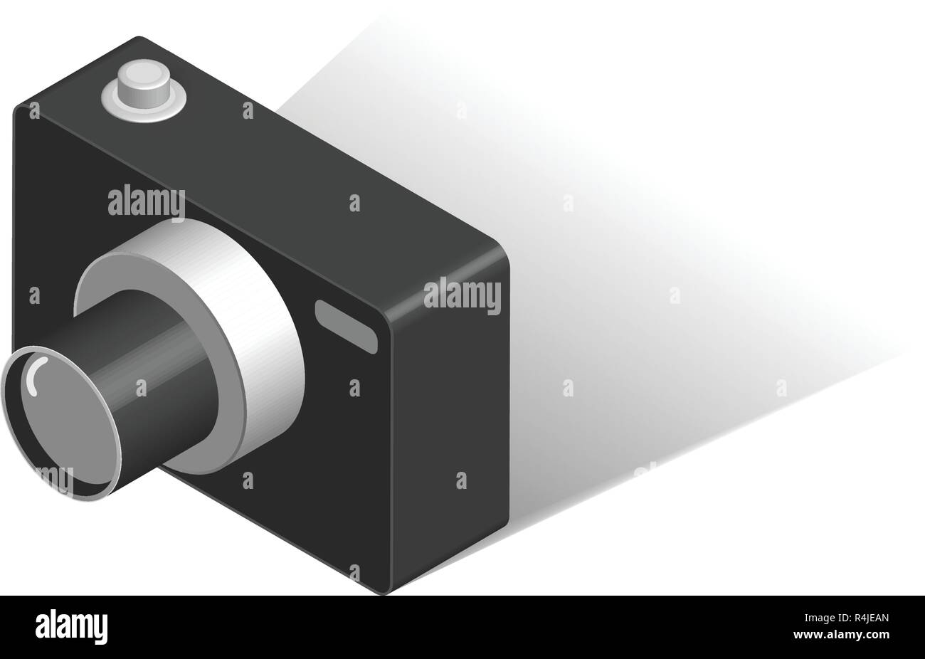 Digital Camera isometric Isolated vector Stock Vector Image & Art - Alamy