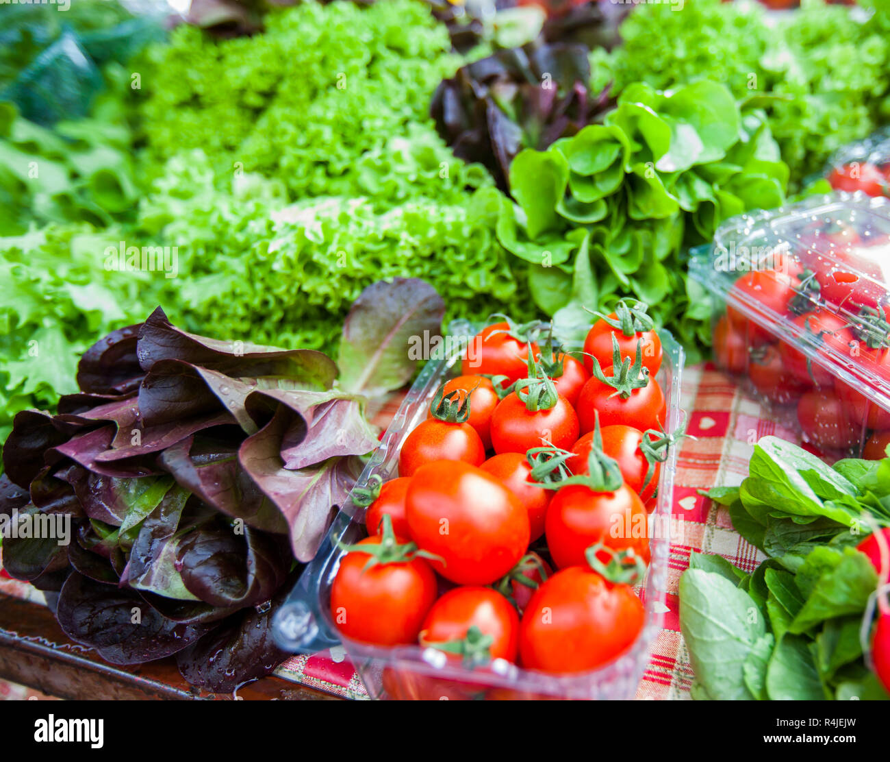 Fresh Healthy Vegetable Market Stock Photo - Alamy
