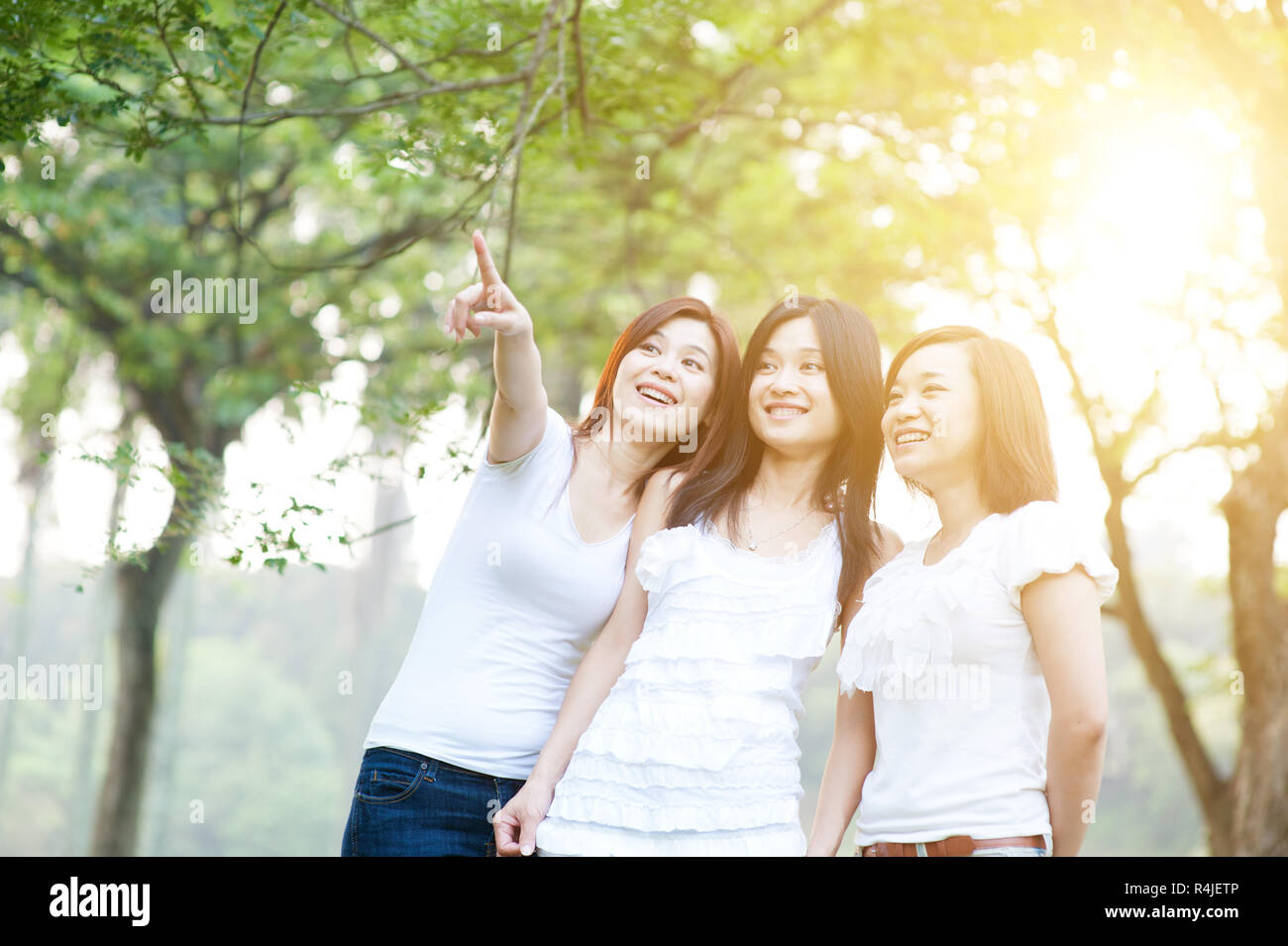 Asian females friendship Stock Photo - Alamy
