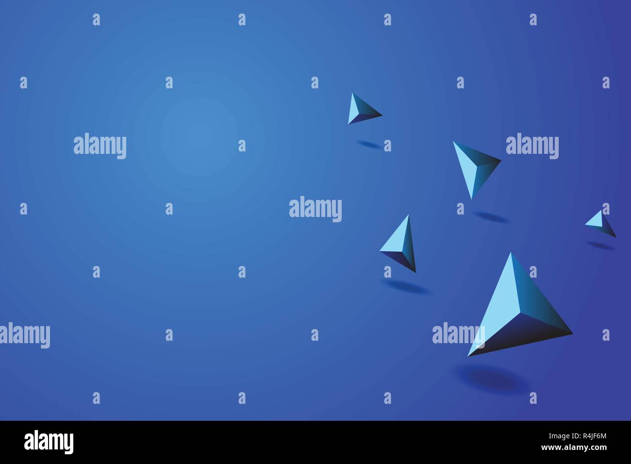 Blue Prism Abstract Background, Vector Illustration Stock Vector Image ...