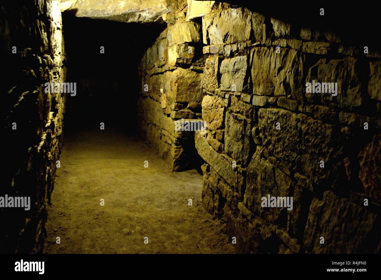 Underground chamber belonging to the temple- Archeological site in ...