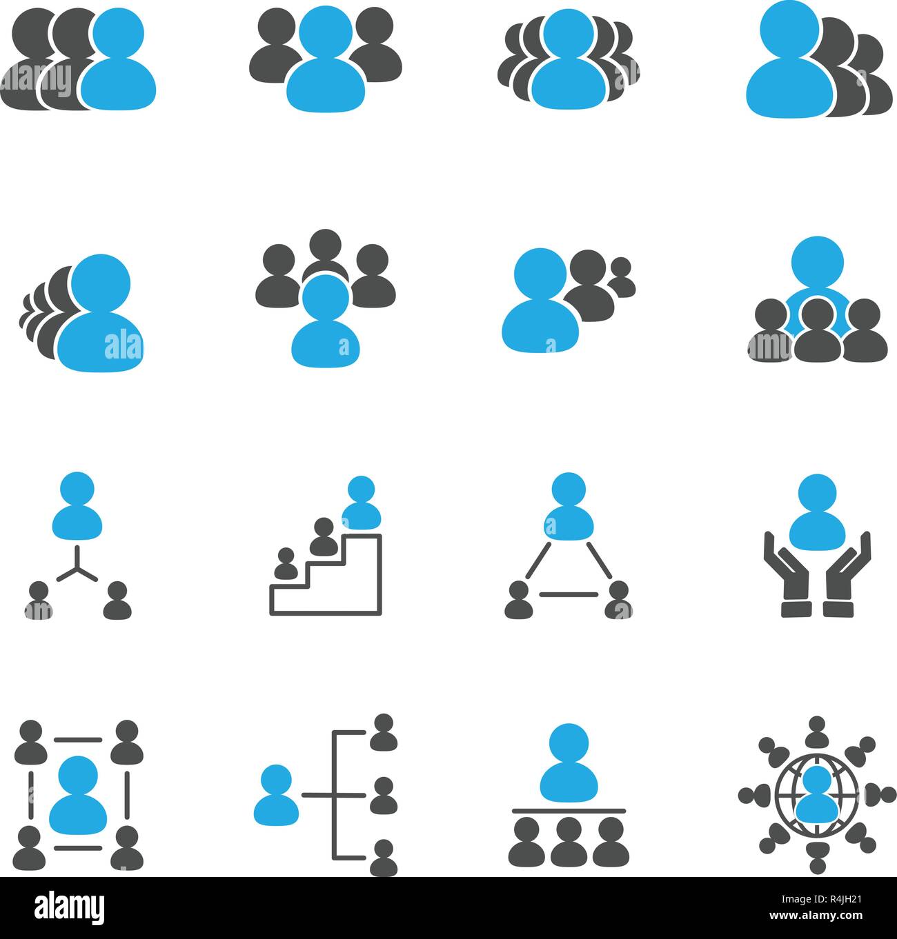 Leader and Boss icons. Business and People concept. Illustration vector ...