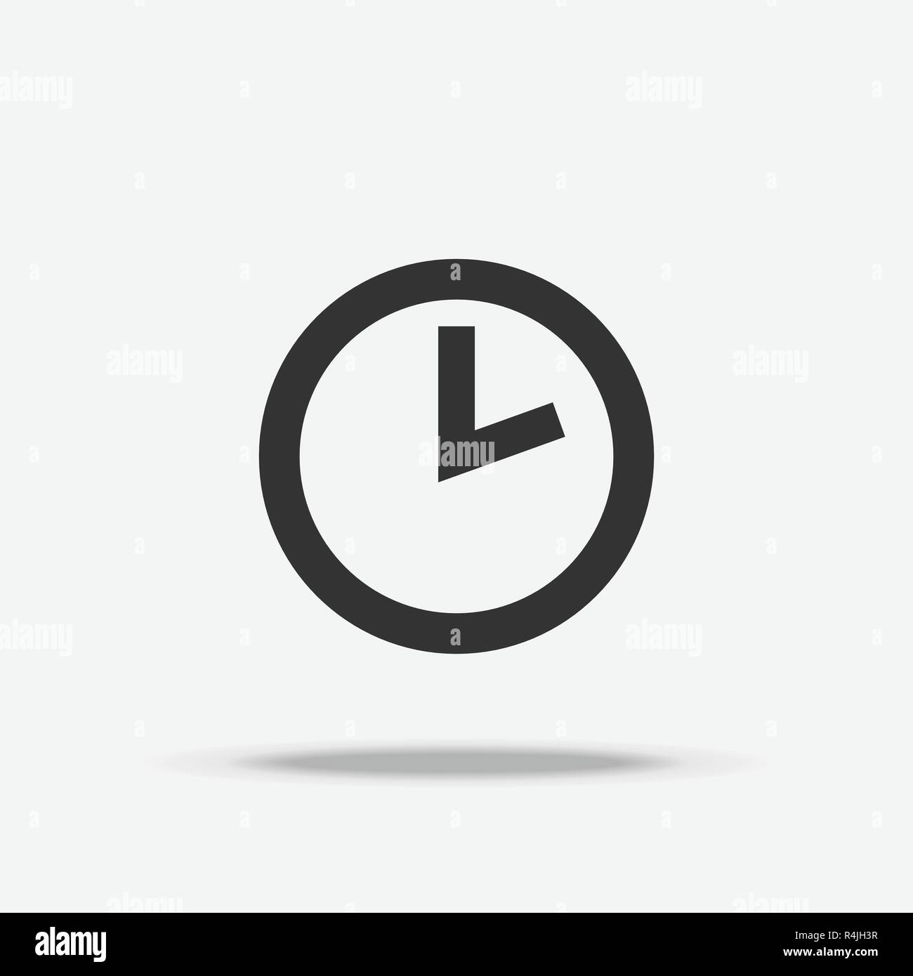 Time clock icon. Object and Business concept. Sign and symbol theme ...