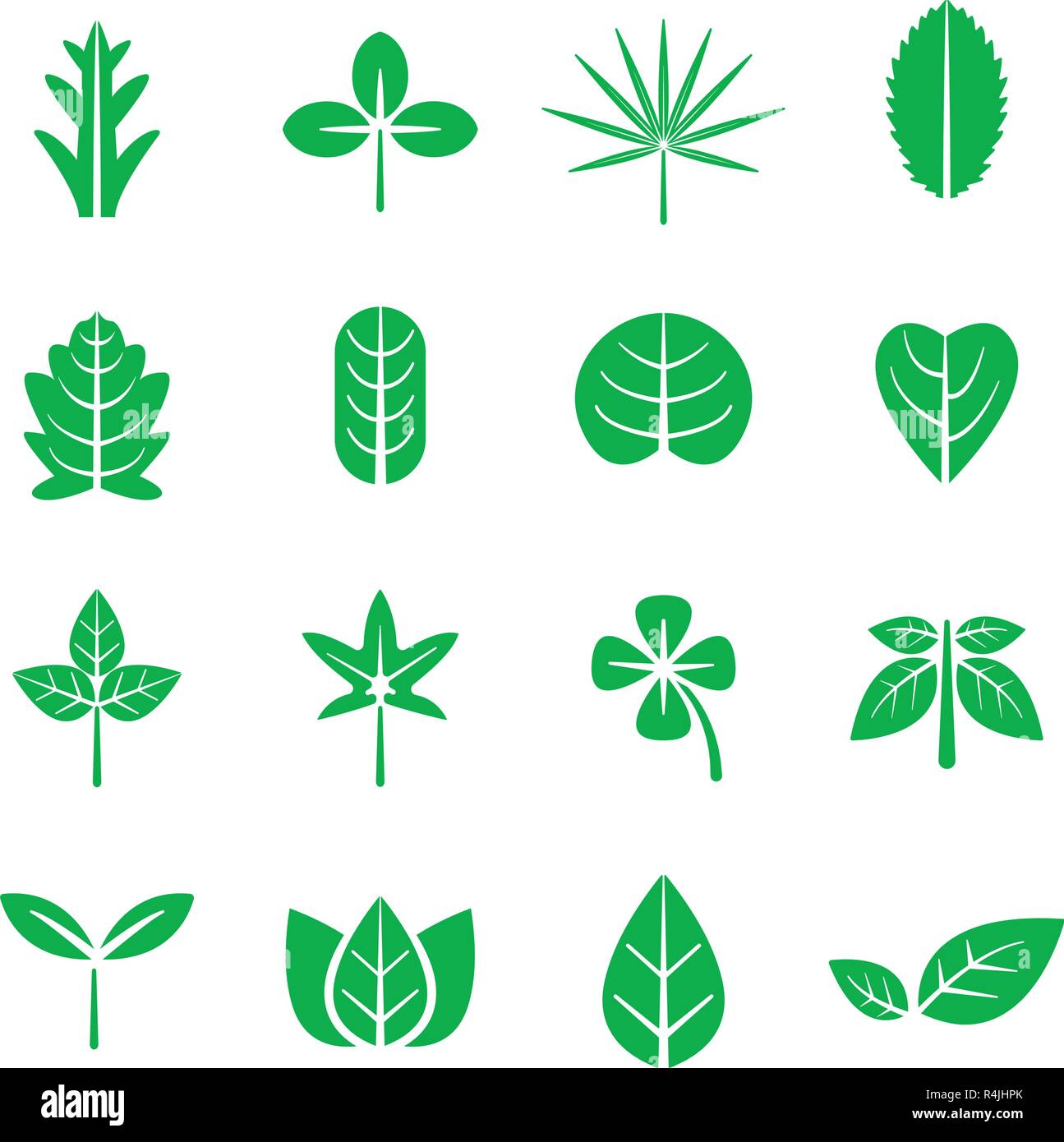 Leaf icon. Nature and Environment concept. Vector illustration Stock ...