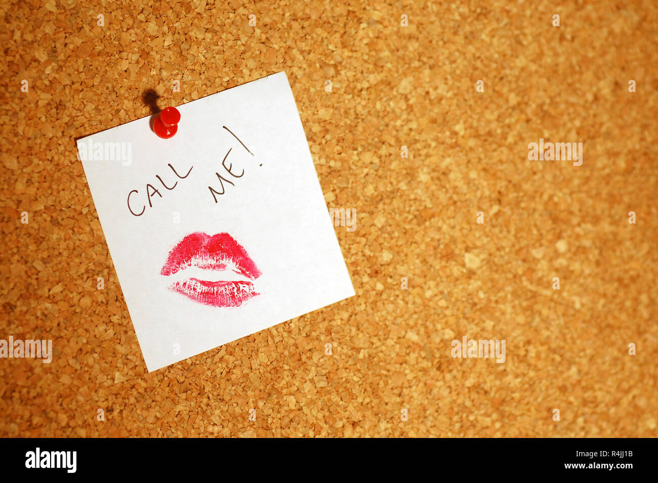 reminder message on paper Stock Photo - Alamy