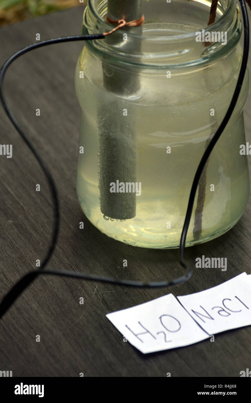 Electrolysis experiment hi-res stock photography and images - Alamy