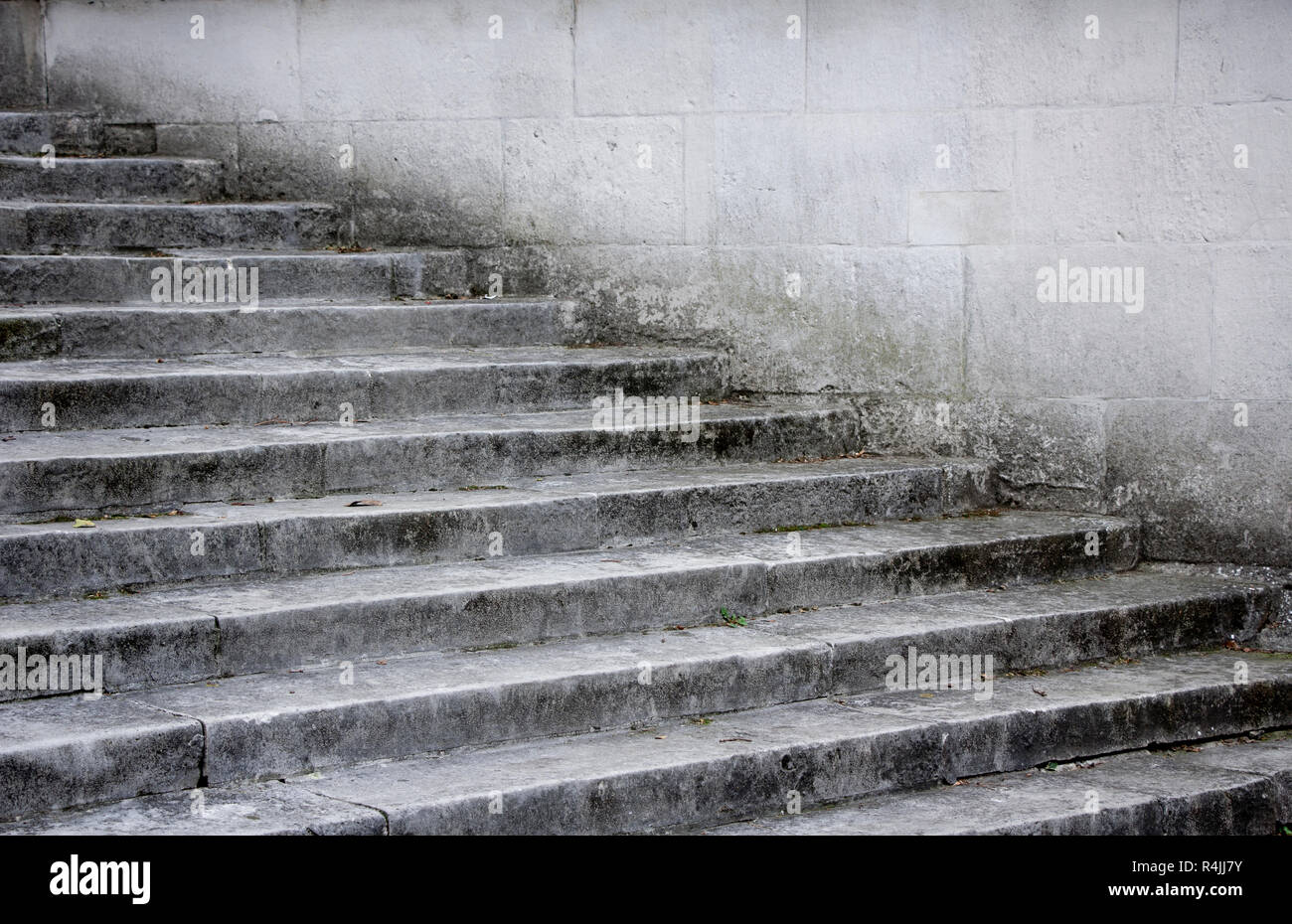 St Anne's church steps in Limehouse, London Stock Photo - Alamy