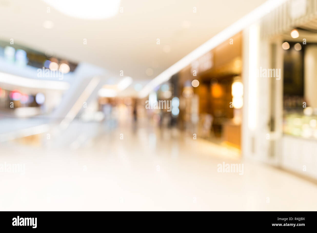 Blur of shopping mall Stock Photo - Alamy