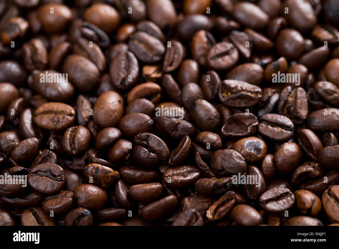 Coffee bean texture Stock Photo - Alamy