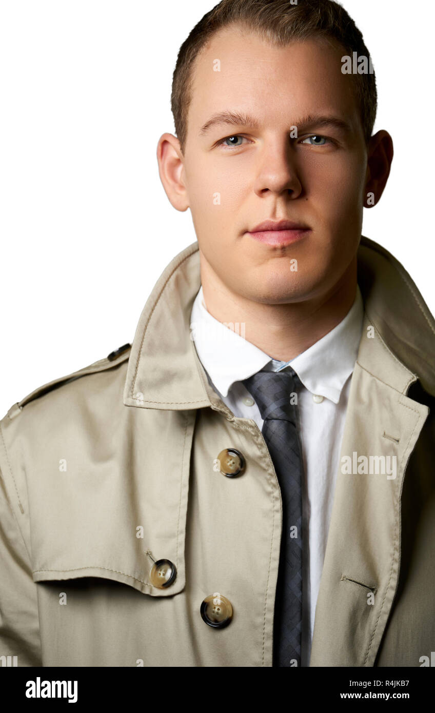 Trench coat detective hi-res stock photography and images - Alamy