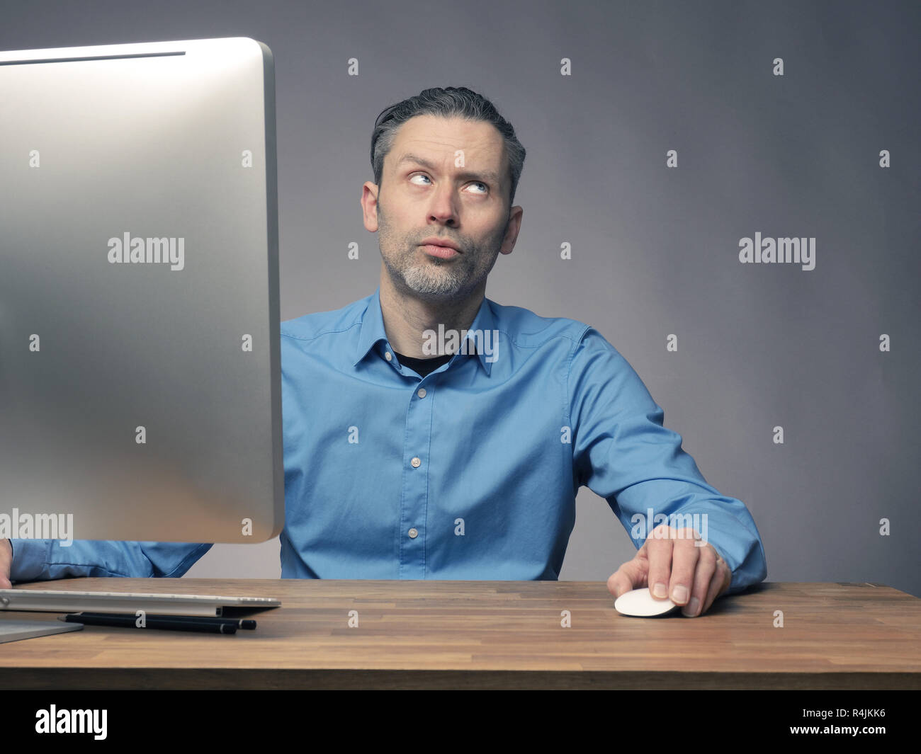 Geek Man Sit Laptop Computer High Resolution Stock Photography and ...