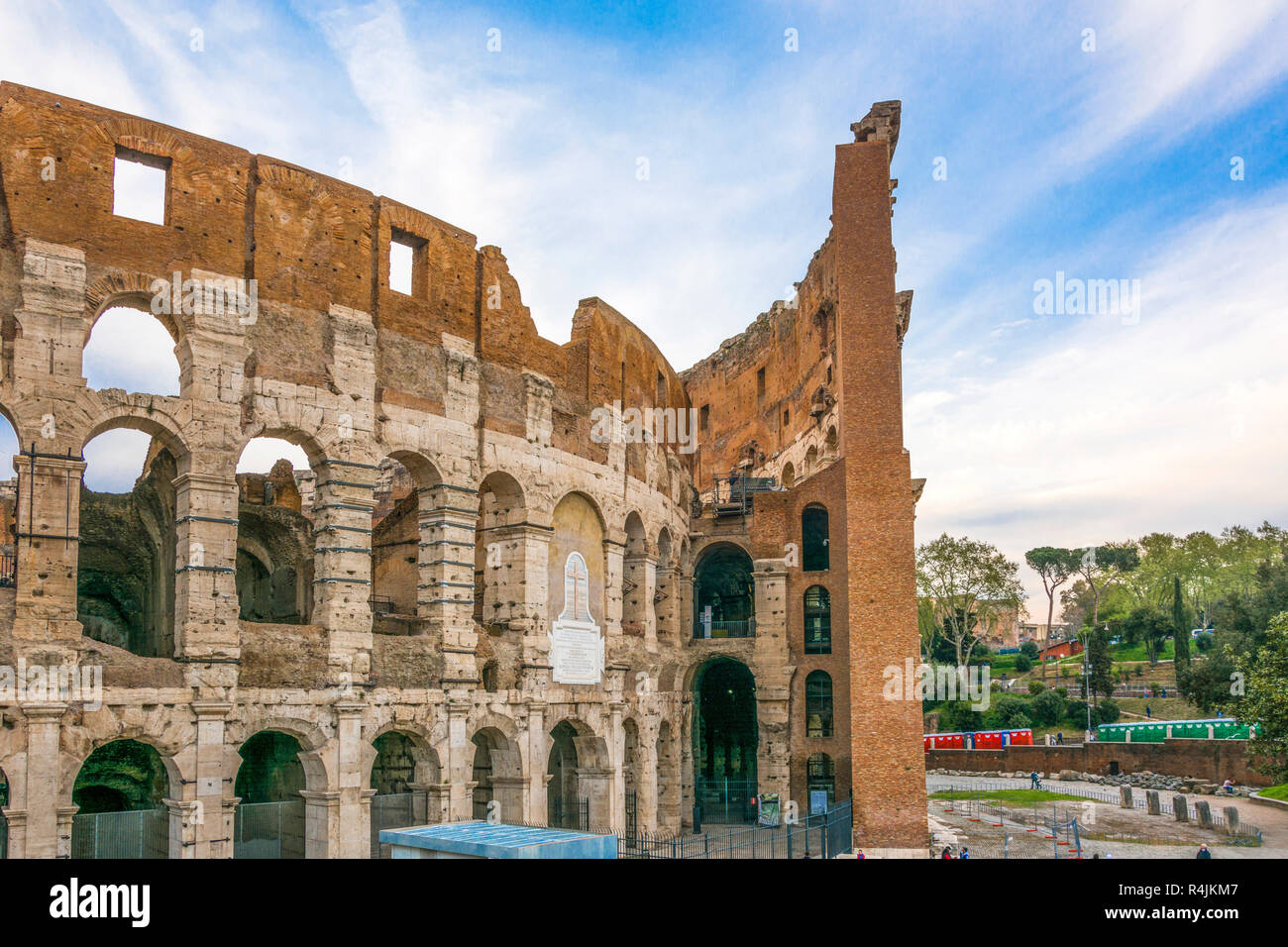 The Great Roman Colosseum Coliseum, Colosseo in Rome Stock Photo - Alamy