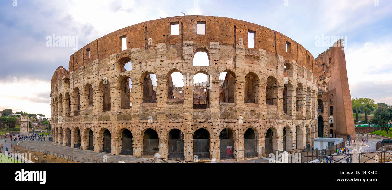 The Great Roman Colosseum Coliseum, Colosseo in Rome Stock Photo - Alamy