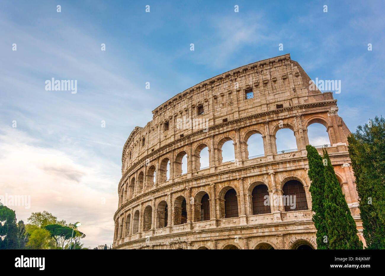 The Great Roman Colosseum Coliseum, Colosseo in Rome Stock Photo - Alamy