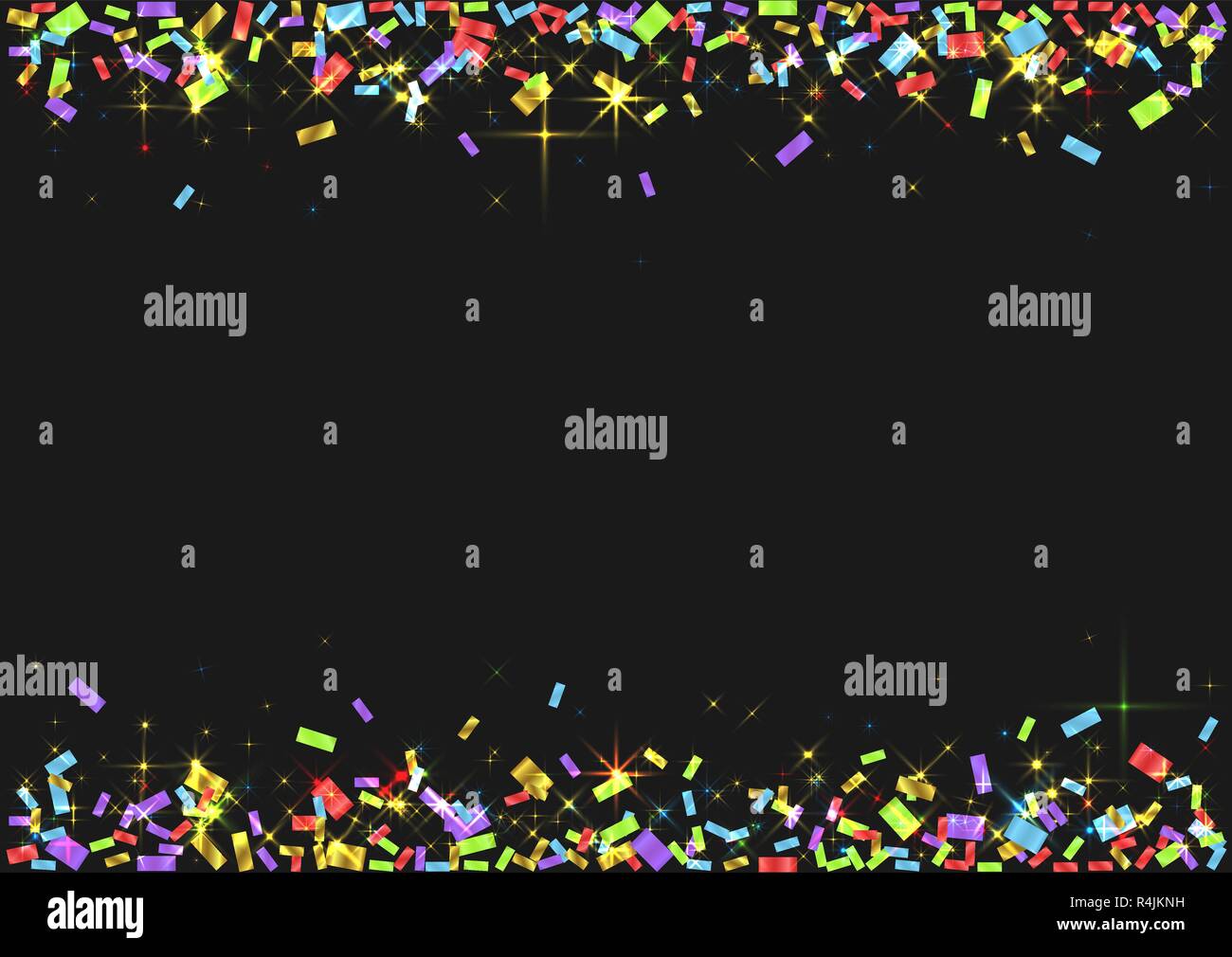 Confetti Background Stock Vector Images - Alamy