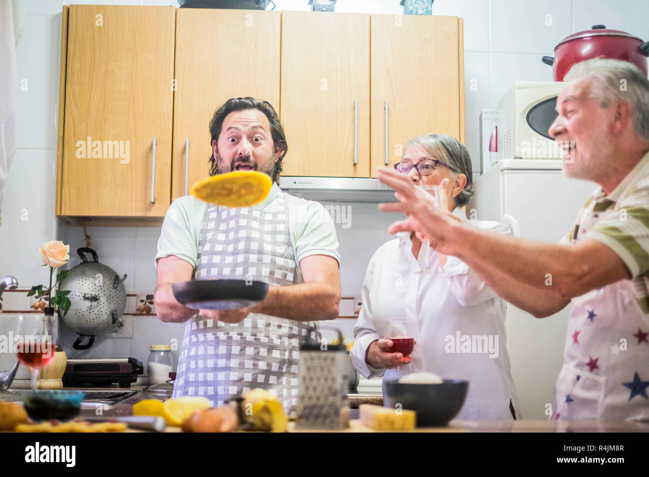 crazy moments cooking a thome for funny family with a fly egg and ...