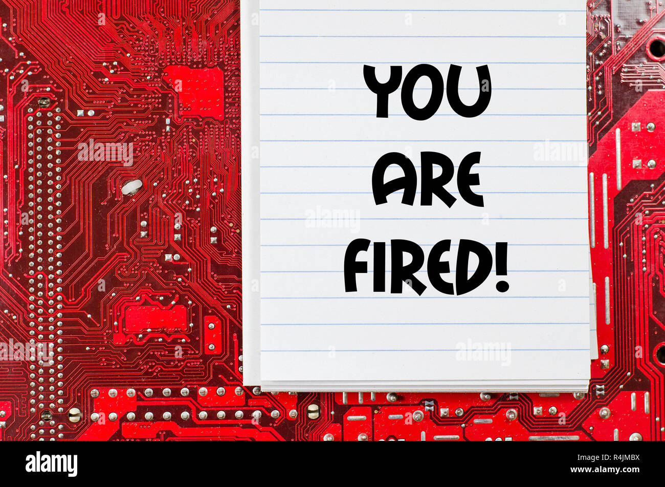 Fired Text High Resolution Stock Photography and Images - Alamy