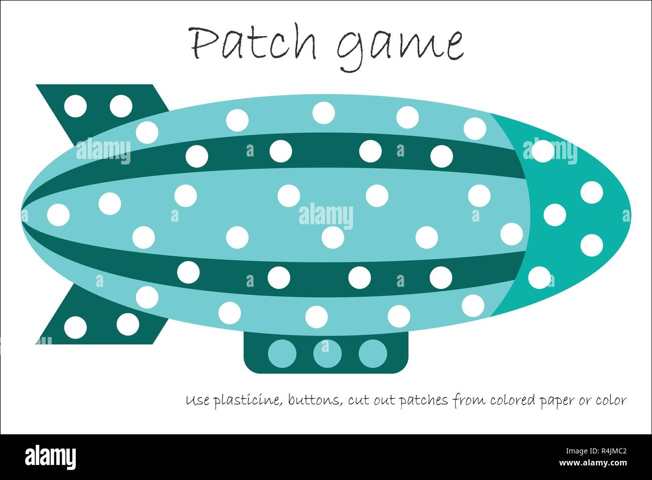 Education Patch game airship for children to develop motor skills, use ...