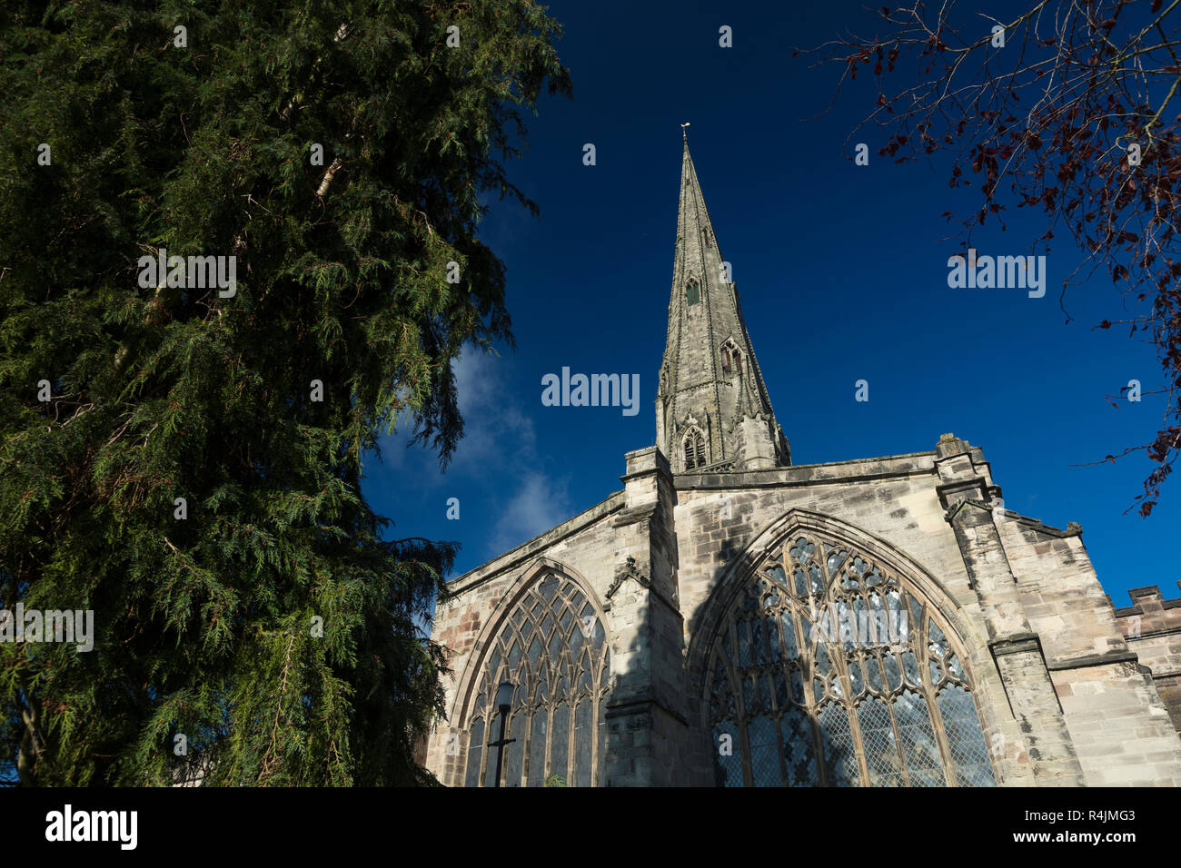 Ashbourne, Derbyshire, UK: October 2018: Saint Oswalds Parish Church ...