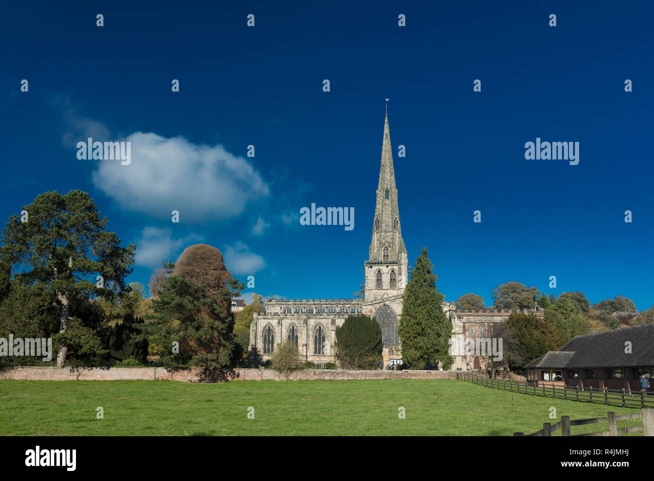 Ashbourne, Derbyshire, UK: October 2018: Saint Oswalds Parish Church ...