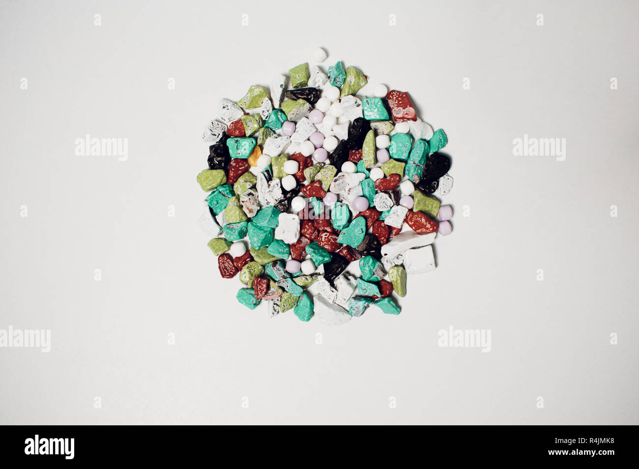 Arab sweets. candy by the form of colorful stones Stock Photo - Alamy