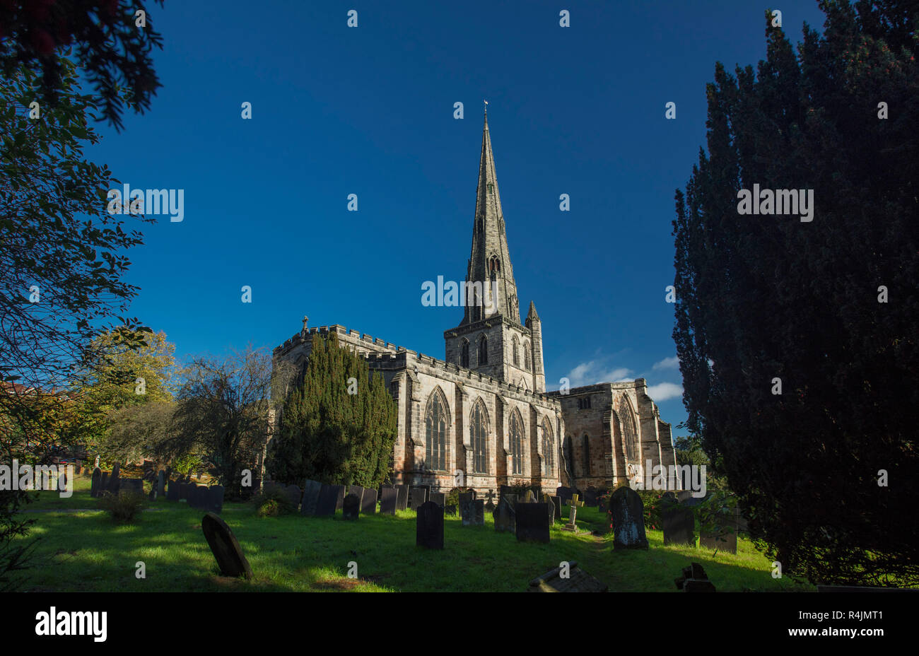 Ashbourne st oswald’s church hi-res stock photography and images - Alamy