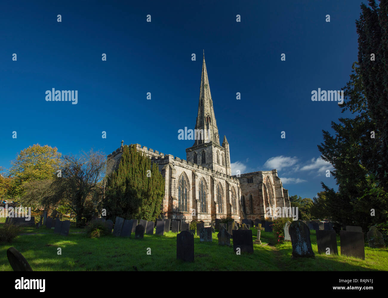 Ashbourne st oswald’s church hi-res stock photography and images - Alamy