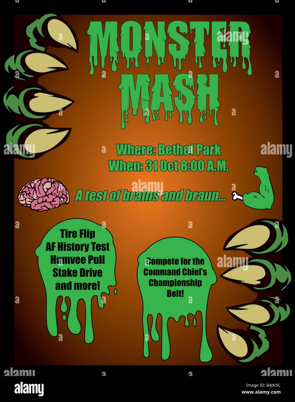 Graphic made to promote the 633rd ABW's Monster Mash event on Joint ...