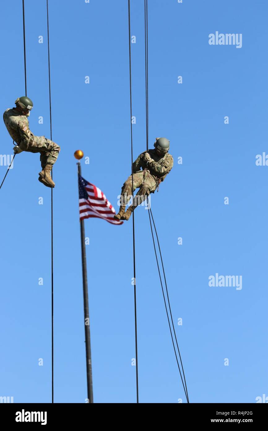The American flag located at the 1st Armored Division headquarters ...