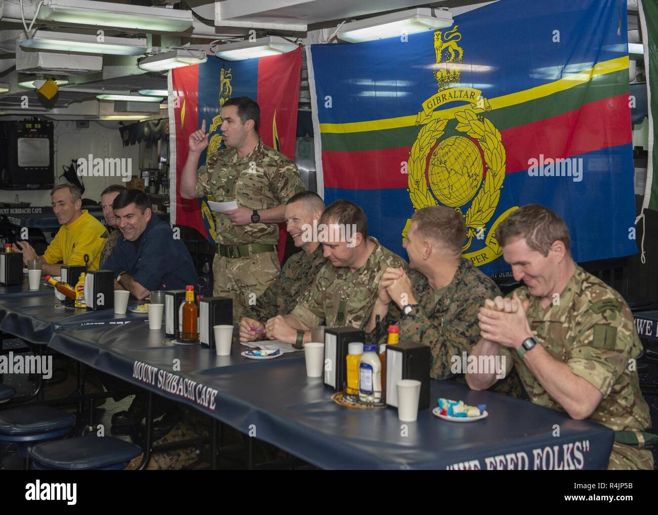 NORWEGIAN SEA (Oct. 28, 2018) British Royal Marine Commando Maj. Sam ...