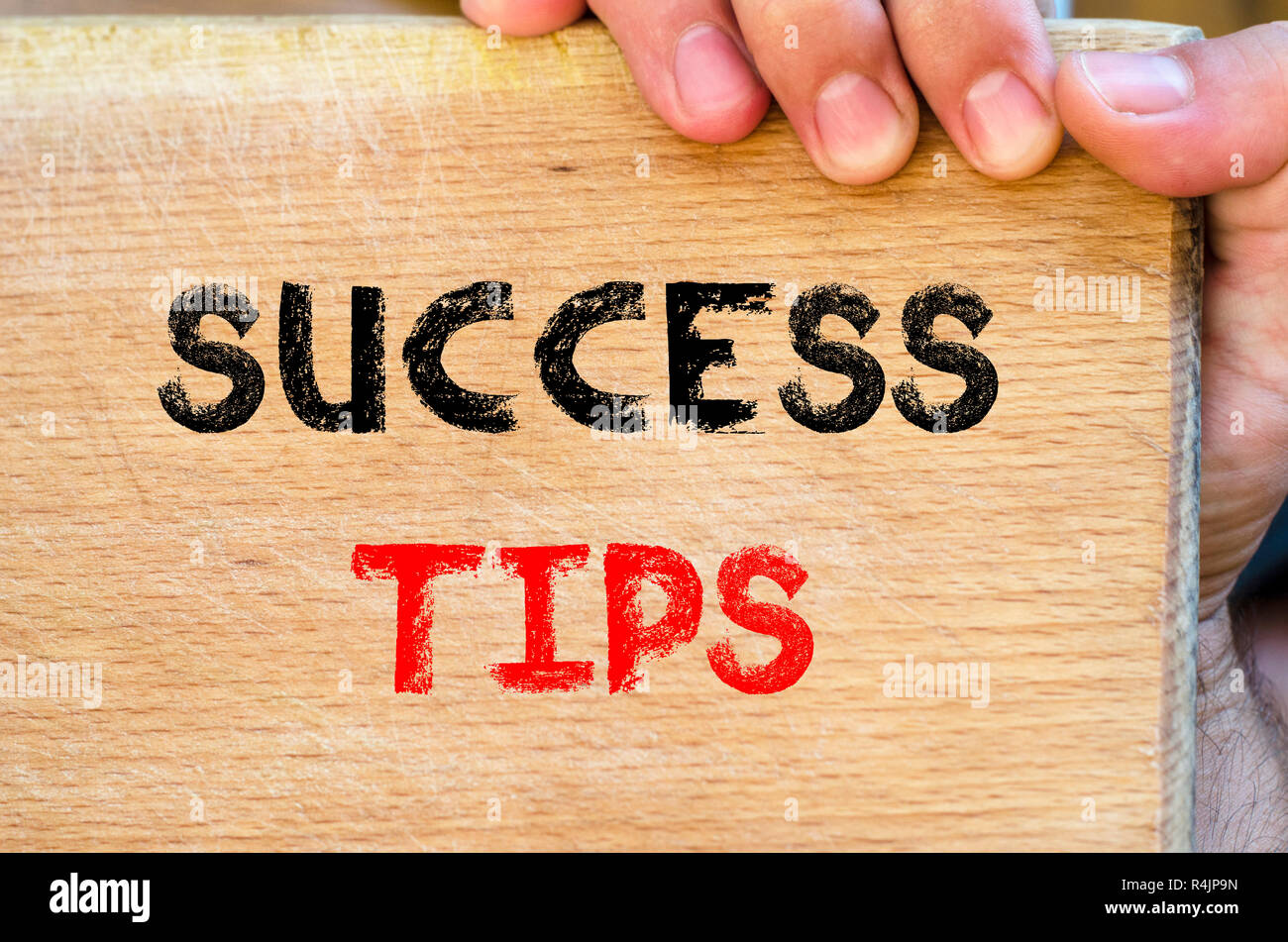 Success tips text concept Stock Photo - Alamy