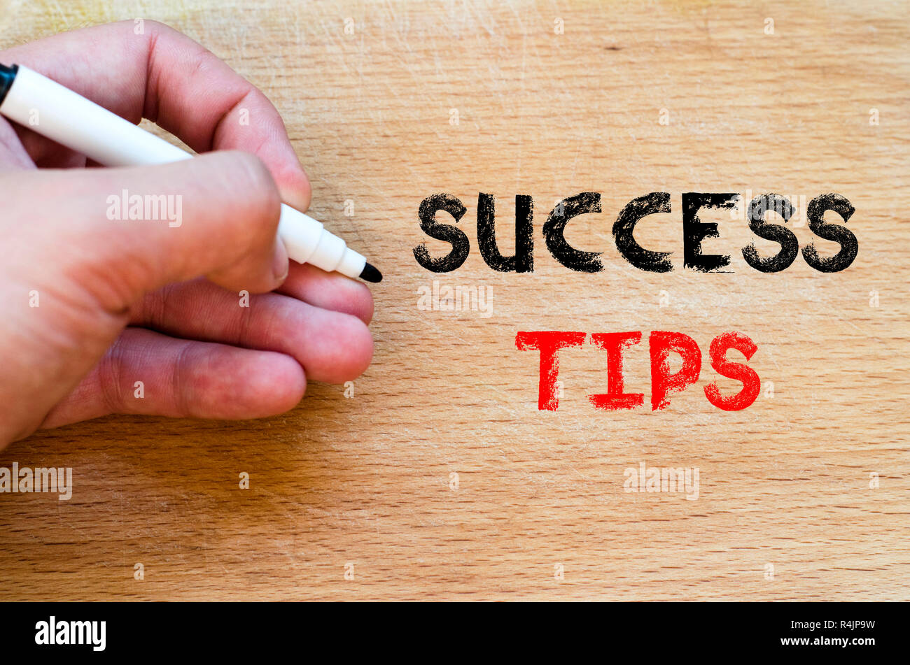 Success tips text concept Stock Photo - Alamy