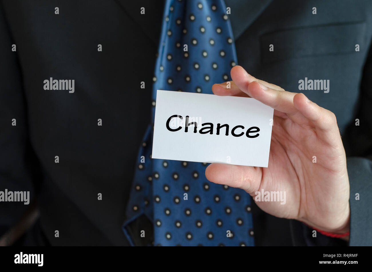 Chance text concept Stock Photo - Alamy