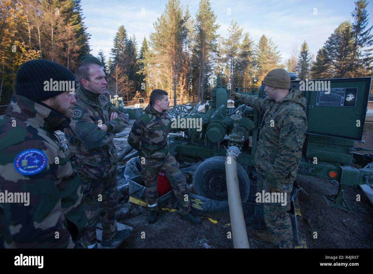 U.S. Marines with 8th Engineer Service Battalion, 2nd Marine Logistics ...